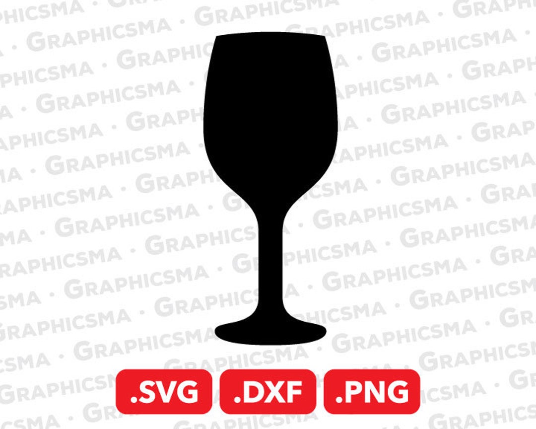 Wine Glass SVG File, Wine Glass DXF, Wine Glass Png, Wine Glass Svg ...