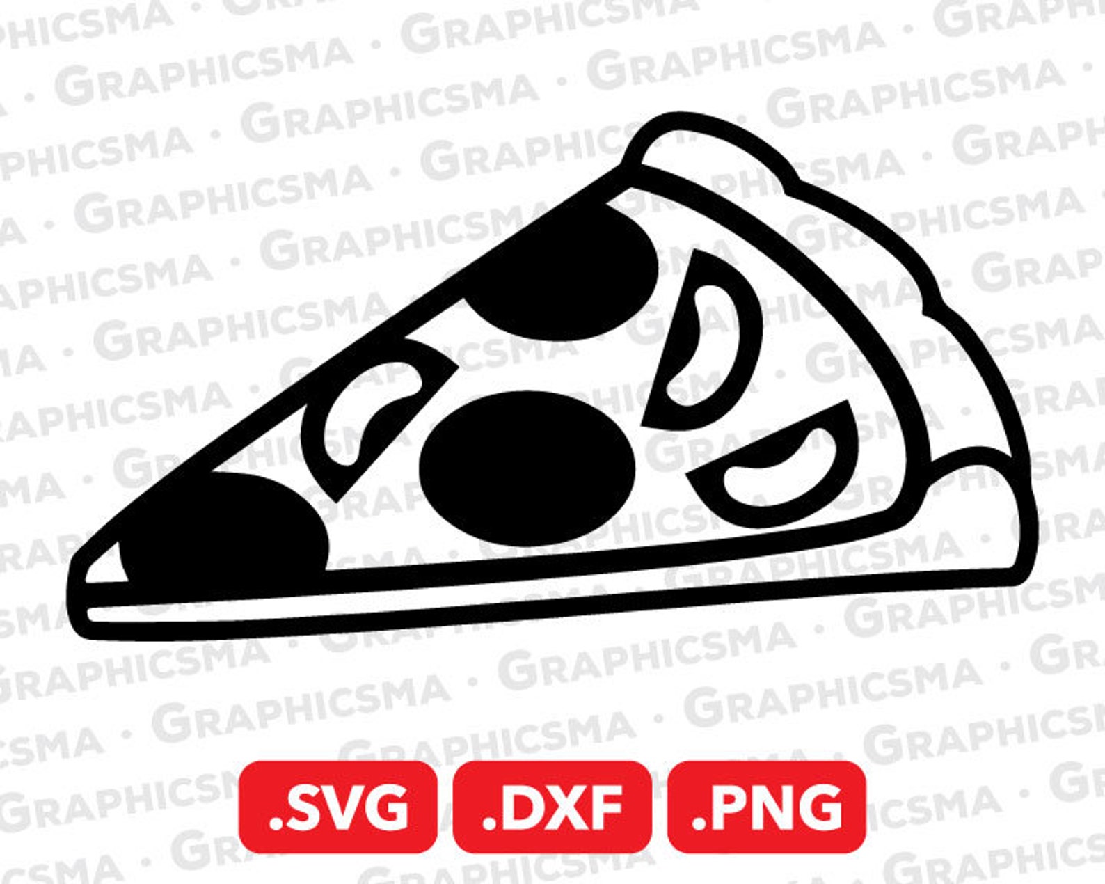 Pizza SVG File Pizza DXF Pizza Png Pizza Slice Svg Slice | Etsy
