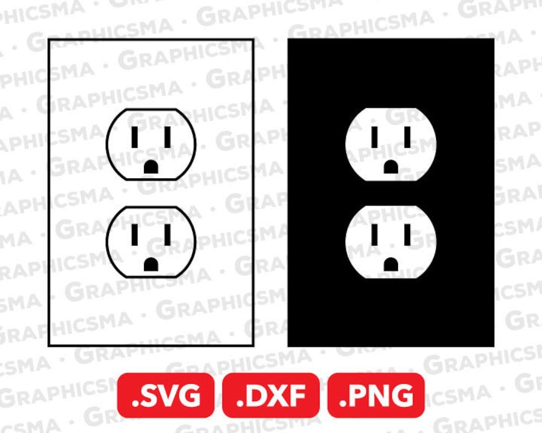 Power Socket SVG File, Power Socket DXF, Power Socket Png, Point Power ...
