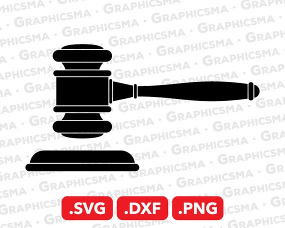 Judge Hammer SVG File Judge Hammer DXF Justice Hammer Judge - Etsy