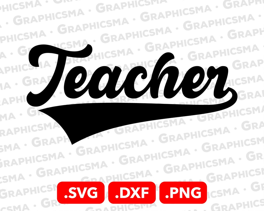 Baseball Style Name SVG File, Teacher SVG File, School Cricut Baseball ...