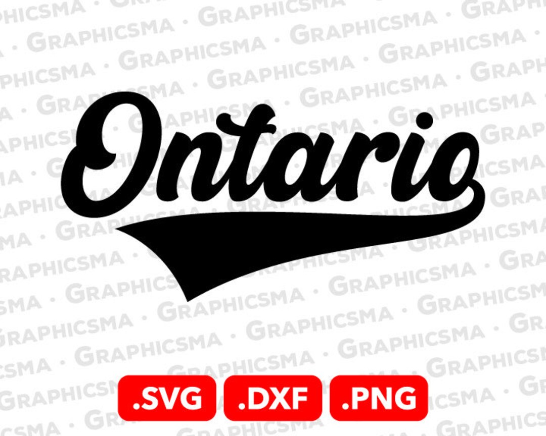 Baseball Style Name SVG File, Ontario SVG File, Cricut Baseball Styles ...