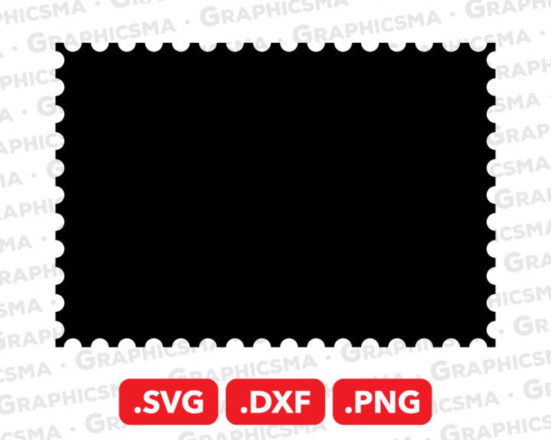 Postage Stamp SVG File, Postage Stamp DXF, Postage Stamp Png, Postal ...