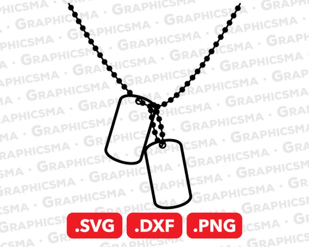 Dog Tag SVG File, Dog Tag DXF, Dog Tag Png, Dog Tags Svg, Dogtag Svg ...
