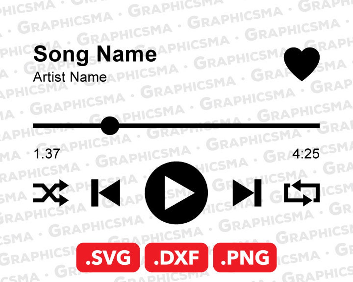Music Playlist SVG File, Playlist DXF, Song Name Playlist Png Svg ...