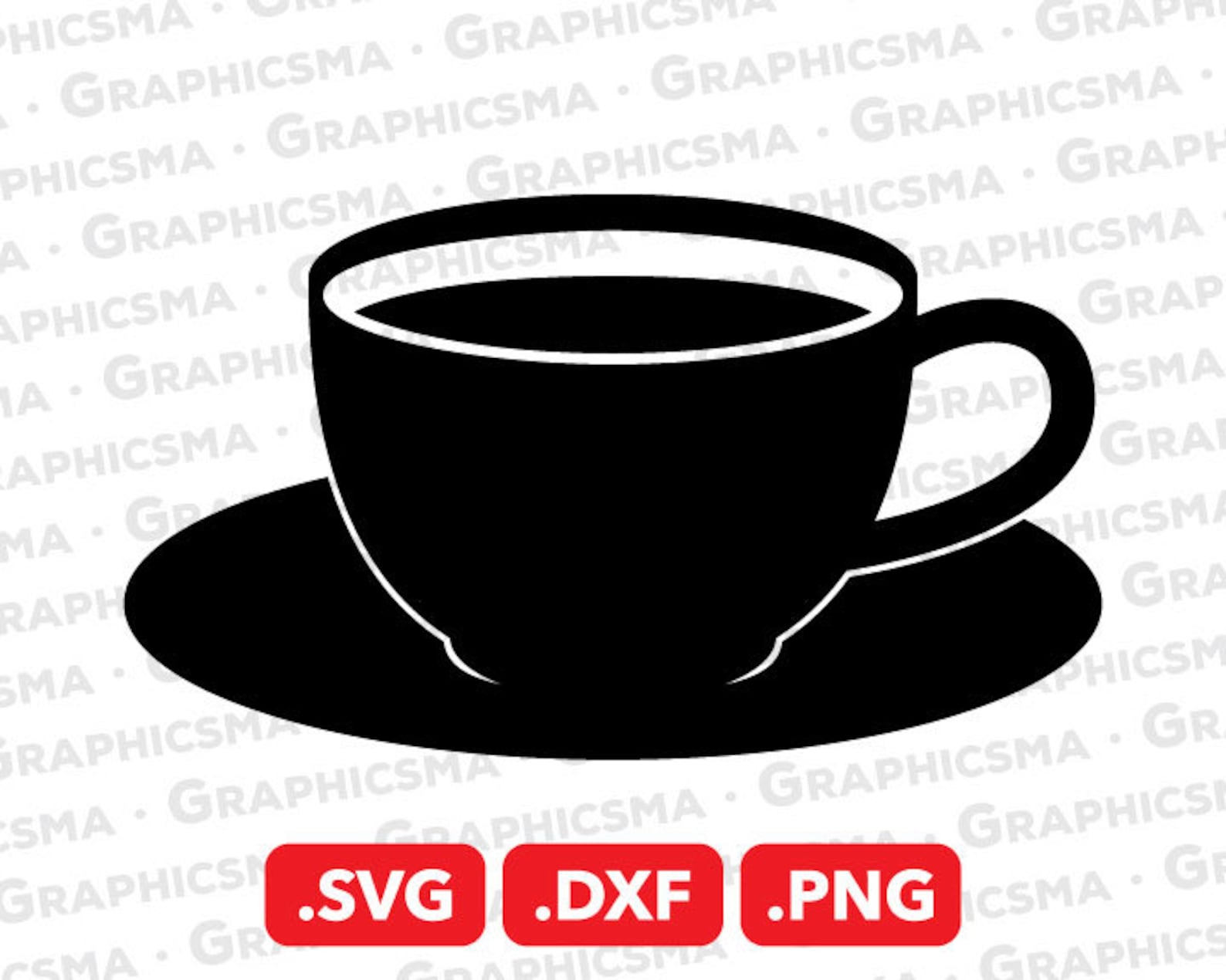 Coffee Cup SVG File, Coffee Cup DXF, Coffee Cup Png, Coffee Cup ...
