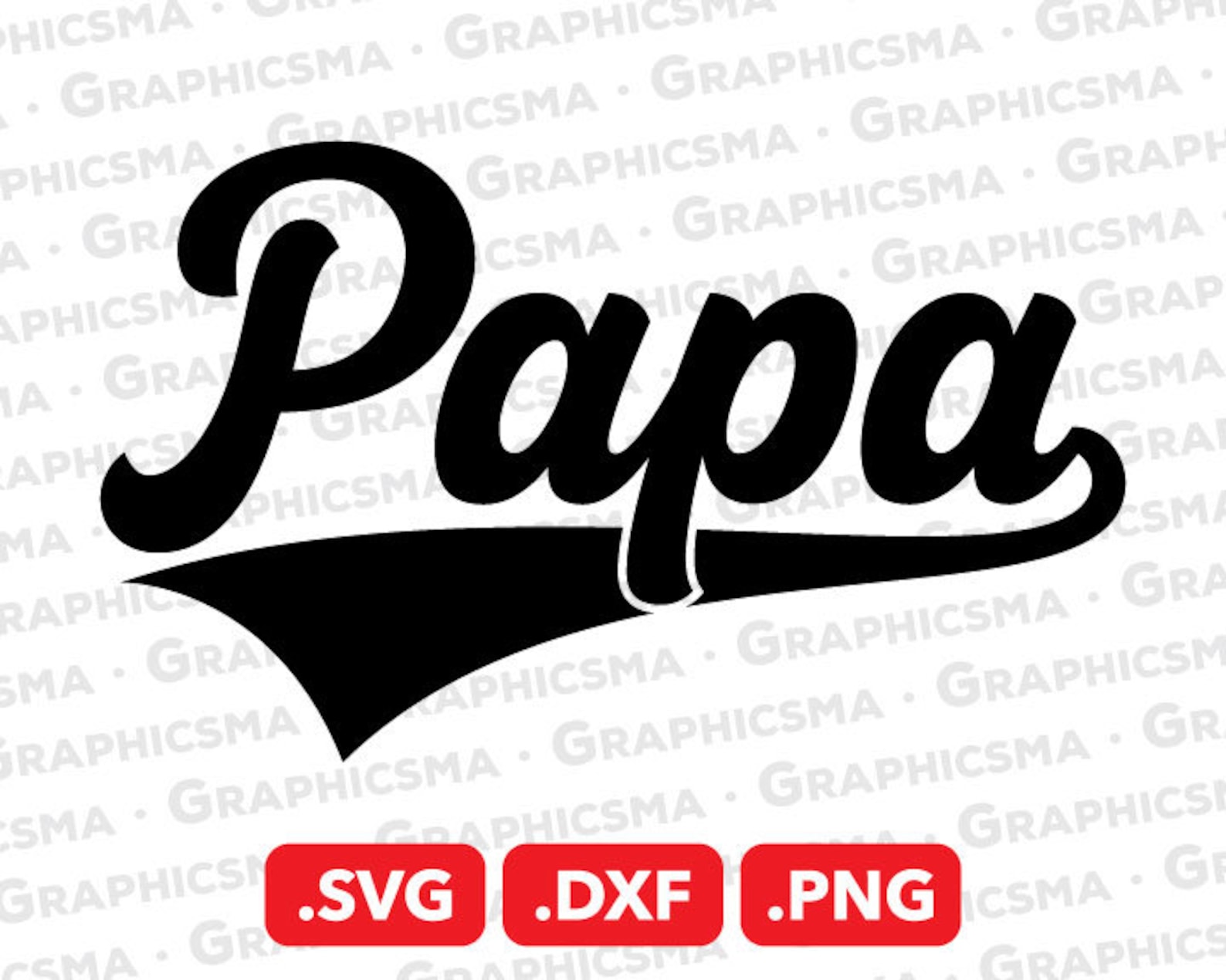 Baseball Style Name SVG File Papa SVG File Cricut Baseball - Etsy