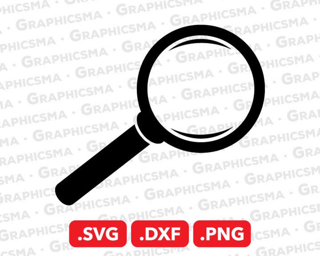 Magnifying Glass SVG File, Magnifying Glass DXF, Magnifying Glass Png ...