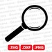 Magnifying Glass SVG File, Magnifying Glass DXF, Magnifying Glass Png ...