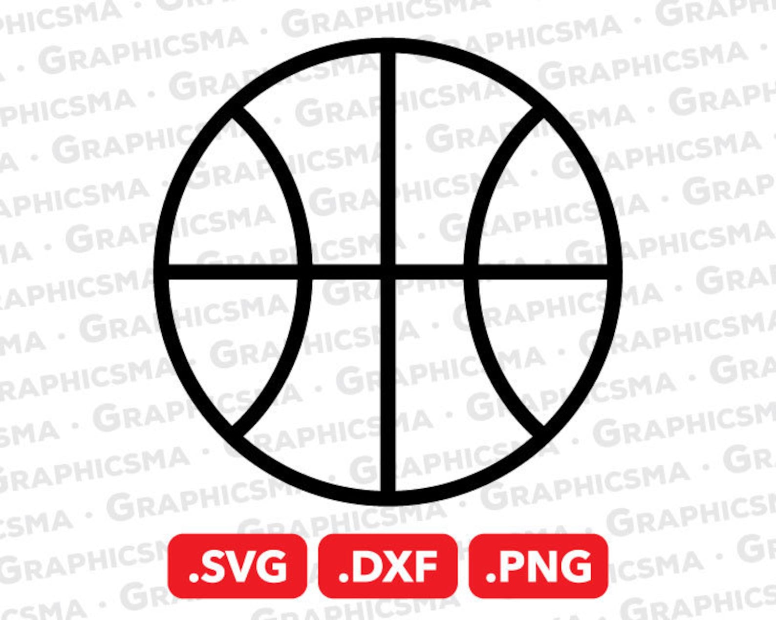 Basketball SVG File Basketball DXF Basketball Png | Etsy
