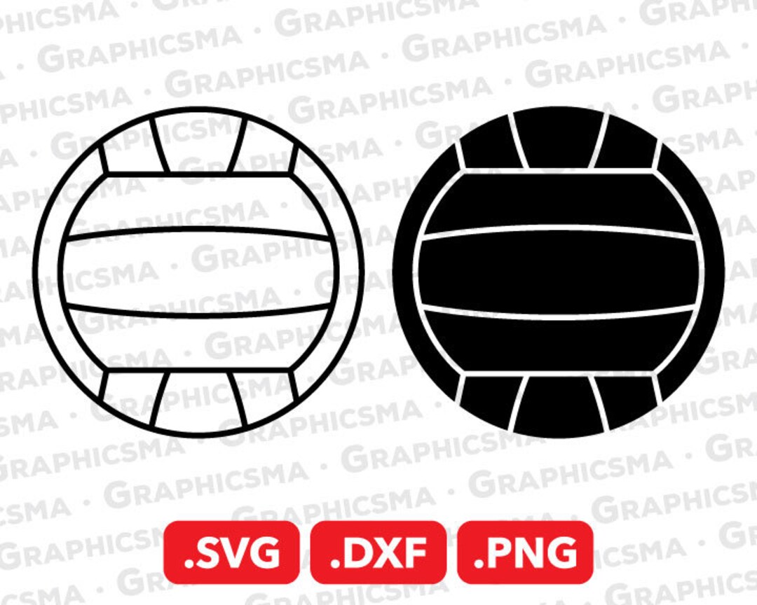 Volleyball SVG File, Volleyball DXF, Volleyball Png, Volley Ball Svg ...