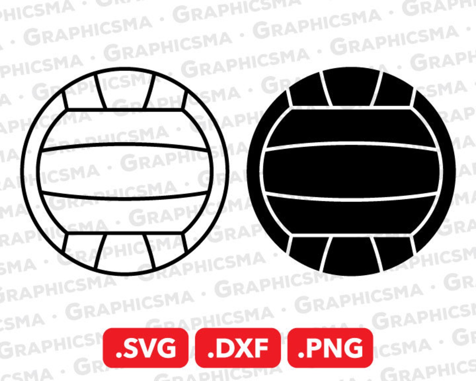 Volleyball SVG File Volleyball DXF Volleyball Png Volley - Etsy
