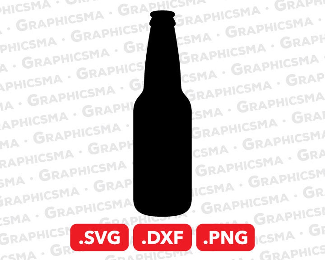 Bottle SVG File, Beer Bottle DXF, Beer Bottle Png, Beer Bottle Svg ...