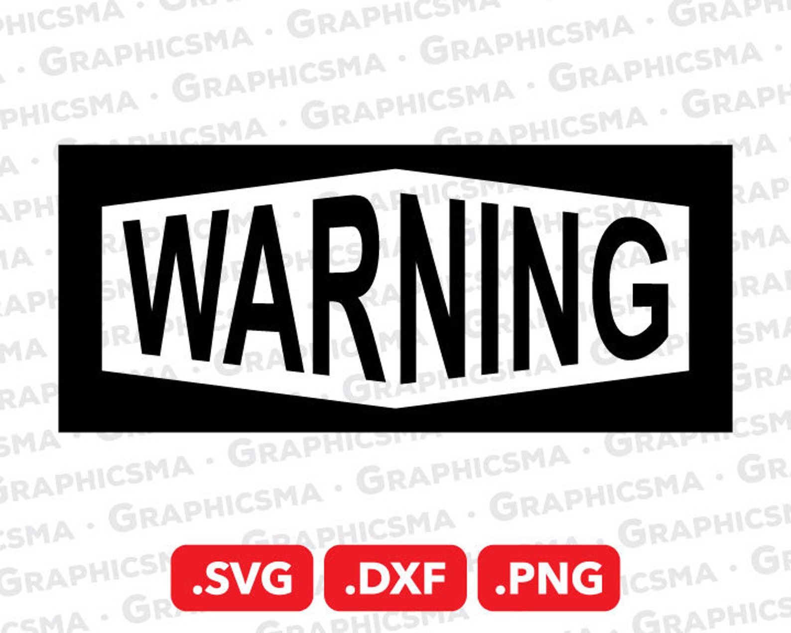 Warning Sign SVG File, Warning Sign DXF, Warning Sign Png, Warning ...