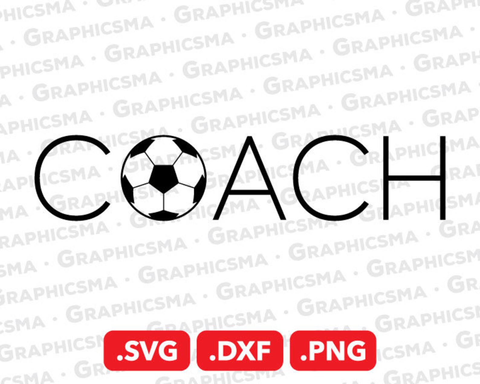 Coach Soccer SVG File Coach Soccer DXF Coach Soccer Png | Etsy
