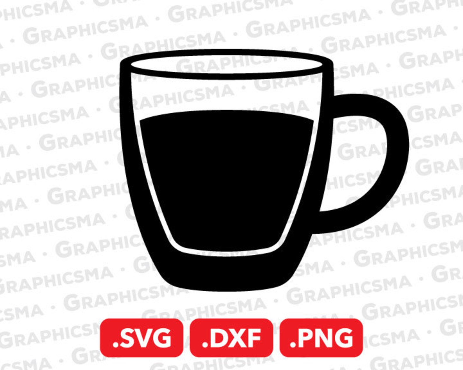 Coffee Cup SVG File Coffee Cup DXF Coffee Cup Png Coffee - Etsy