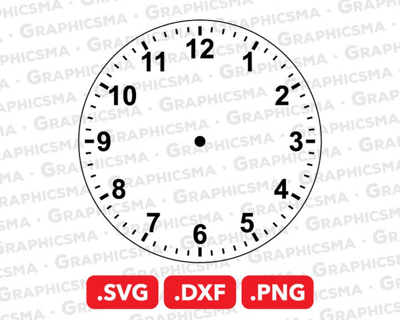 Clock SVG File Clock DXF Clock Png Wall Clock Svg Svg - Etsy