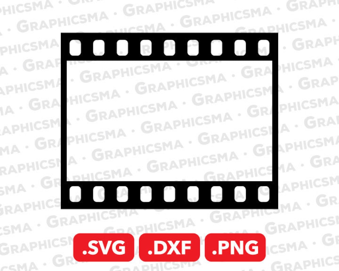 Camera Negative Film SVG File, Camera Negative Film Roll DXF, Camera ...