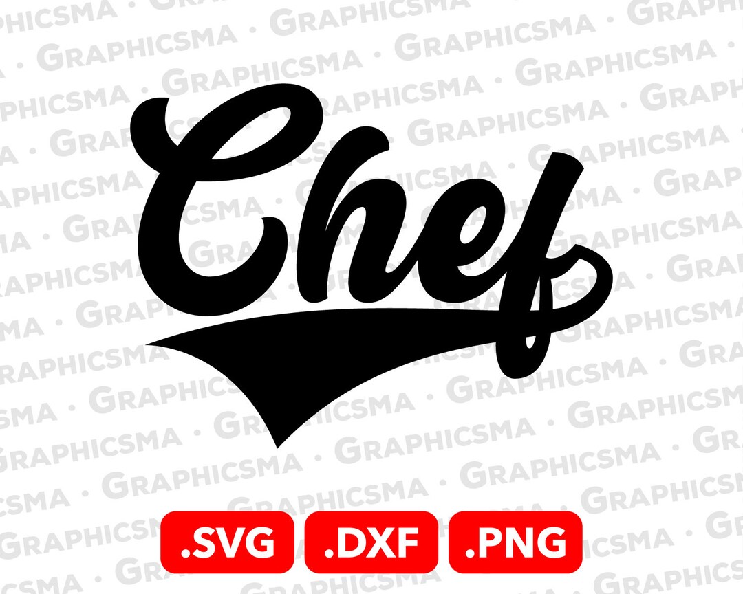 Baseball Style Name SVG File, Chef SVG File, Chef Svg, Cook Cricut ...