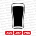 Beer Glass SVG File, Beer Glass DXF, Beer Glass Png, Beer Glass Cricut ...