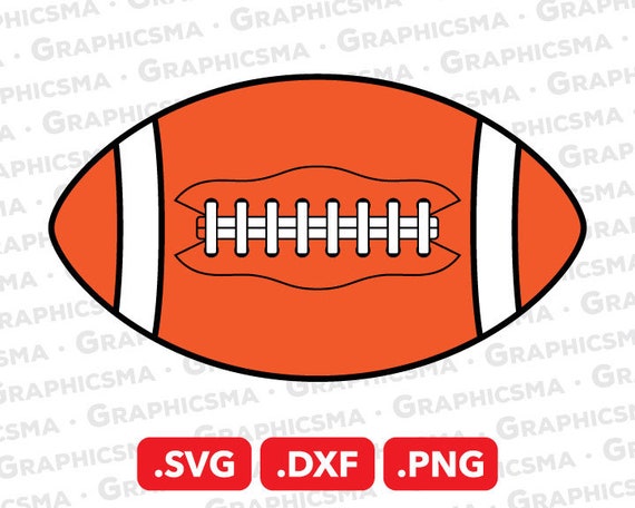 Football SVG File Football DXF Football Png American - Etsy