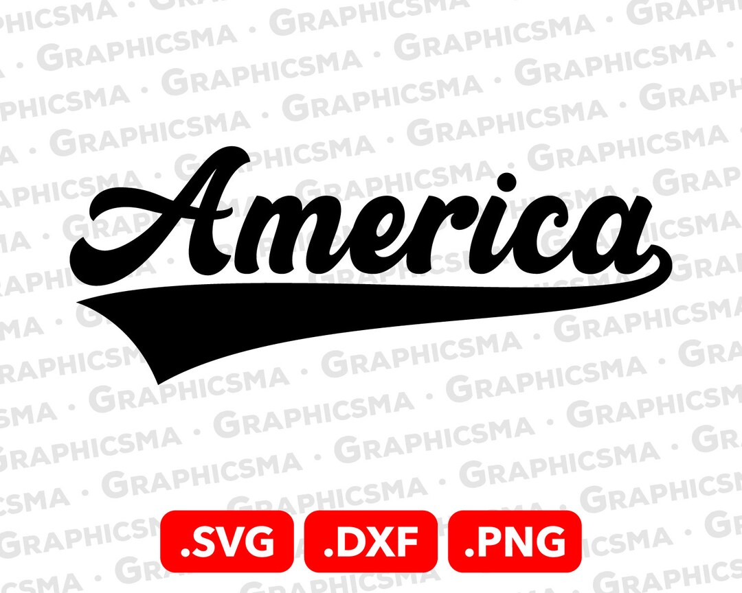 Baseball Style Name SVG File, America SVG File, Cricut Baseball Styles ...