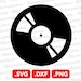 Vinyl Record SVG File, Vinyl Record DXF, Vinyl Record Png, Phonograph ...