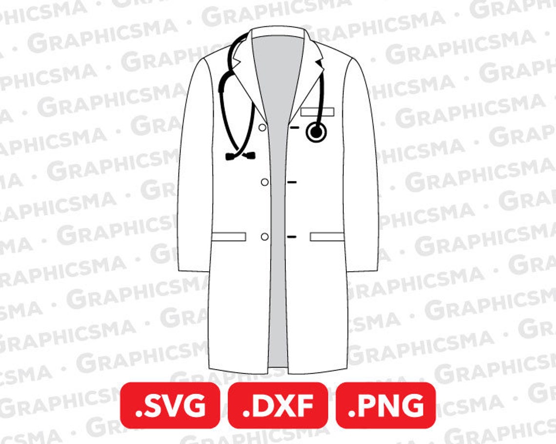 Doctor Uniform SVG File, Doctor Uniform DXF Png, Scrub Nurse Medical ...