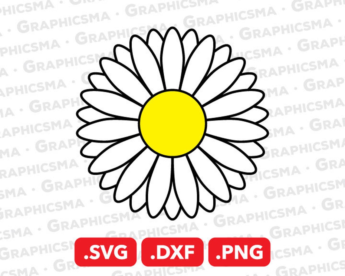 Daisy SVG File Daisy DXF Daisy Png Daisy Flower Svg Daisy | Etsy