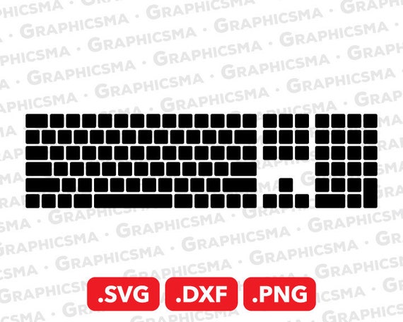 Keyboard SVG File Computer Keyboard DXF Computer Keyboard - Etsy UK