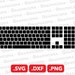 Keyboard SVG File, Computer Keyboard DXF, Computer Keyboard Png ...
