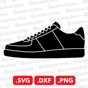 Sneakers SVG File, Sneakers DXF, Sneakers Png, Sneakers Shoe Svg, Sport ...