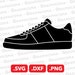 Sneakers SVG File, Sneakers DXF, Sneakers Png, Sneakers Shoe Svg, Sport ...