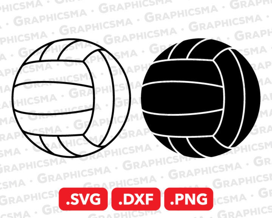 Volleyball SVG File Volleyball DXF Volleyball Png Volley - Etsy
