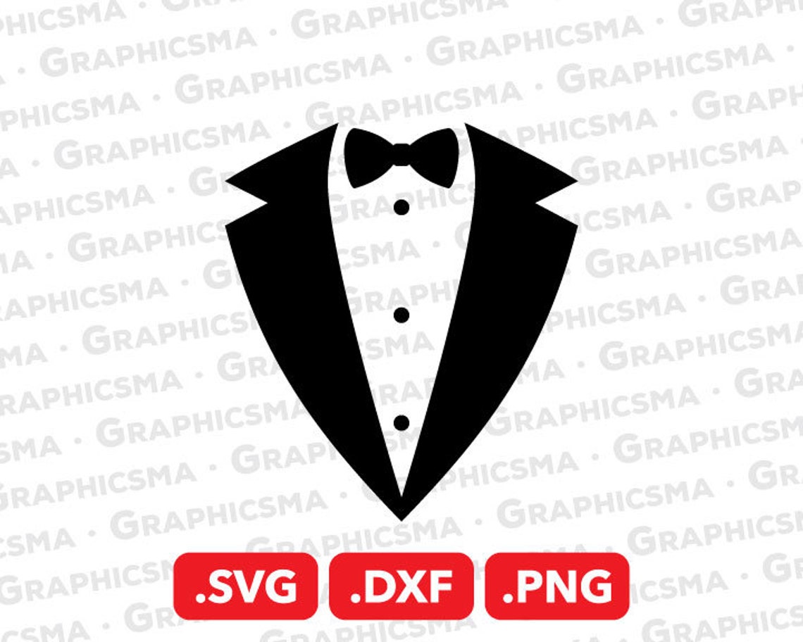Tuxedo SVG File Tuxedo DXF Tuxedo Png Tuxedo Suit Svg | Etsy
