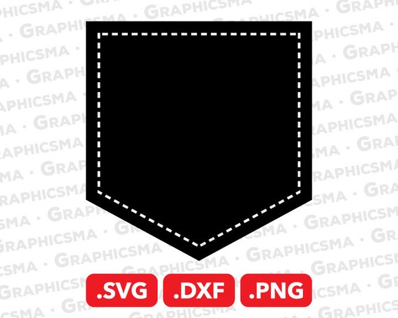 Pocket SVG File Pocket Design DXF Pocket Shape Png Pocket | Etsy