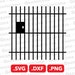 Prison Bars SVG File, Prison Bar DXF, Prison Bars Png, Prison Svg ...
