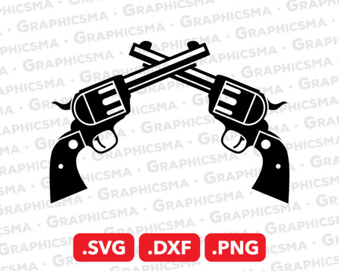 Gun SVG File, Gun DXF, Gun Png, Gun Svg, Pistol Svg, Shooting Gun Svg ...