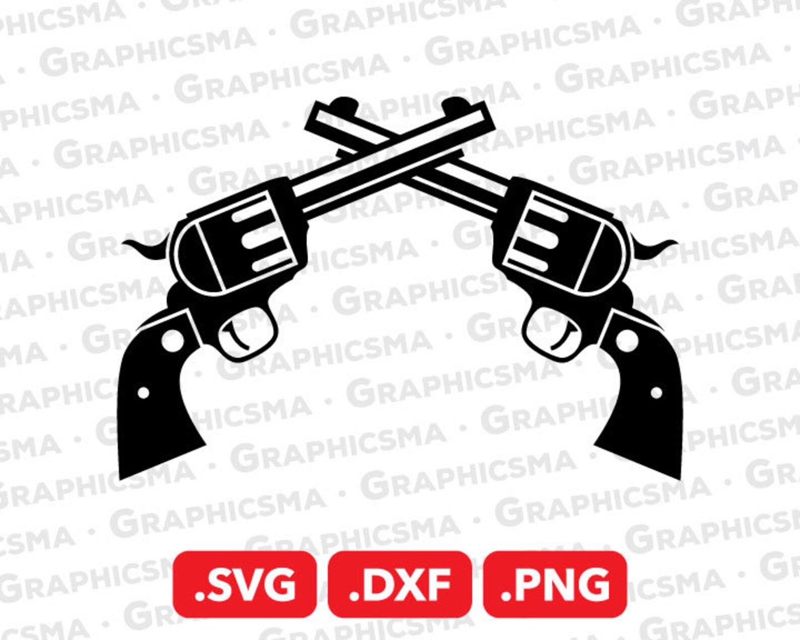 Gun SVG File, Gun DXF, Gun Png, Gun Svg, Pistol Svg, Shooting Gun Svg ...