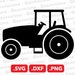 Tractor SVG File, Tractor DXF, Tractor Png, Farm Tractor Svg, Tractor ...