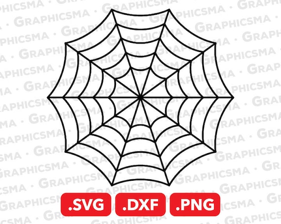 Spider Web SVG File Spider Web DXF Spider Web Png Spider - Etsy