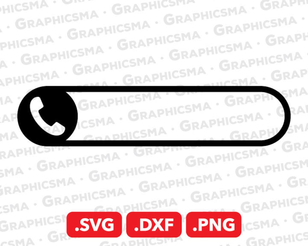 Phone Number SVG File, Phone Number Template DXF, Telephone Png ...