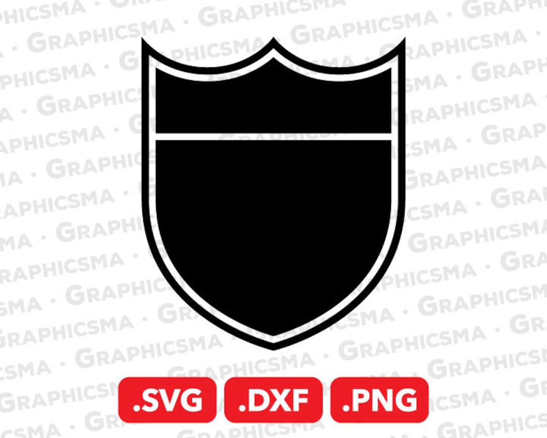 Shield SVG File, Shield DXF, Shield Png, Custom Empty Shield Svg Cut ...