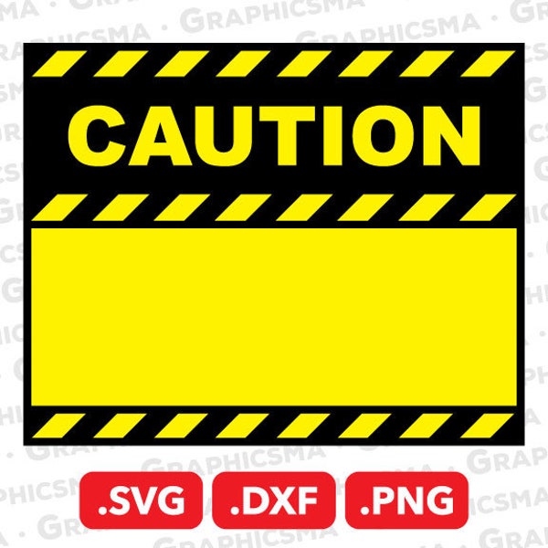 Caution Svg - Etsy UK