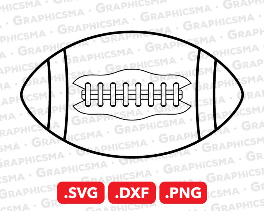 Football SVG File, Football DXF, Football Png, American Football Svg ...