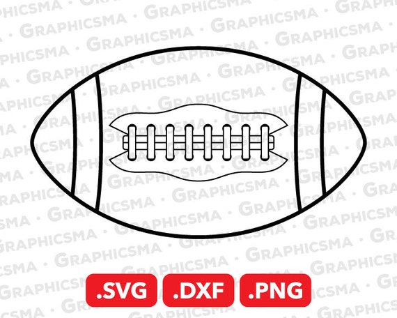 Football SVG File Football DXF Football Png American | Etsy