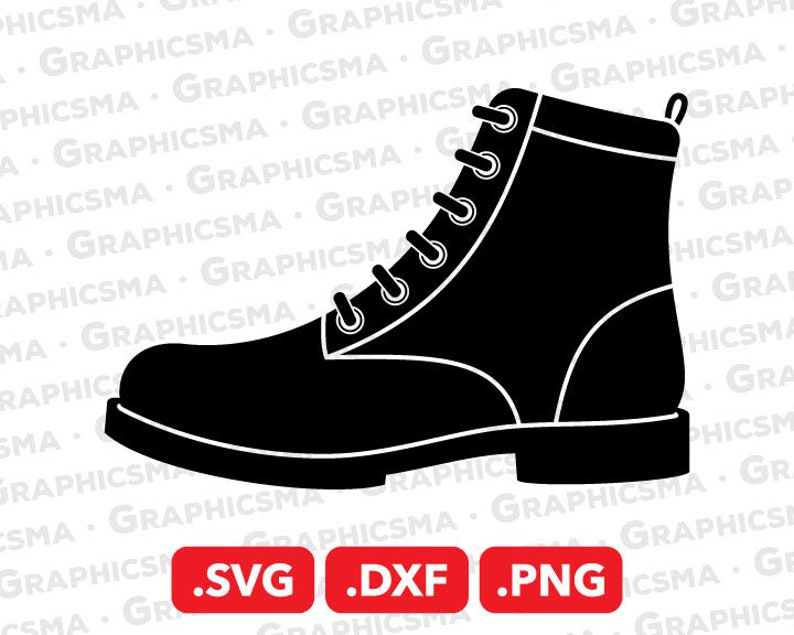Boot SVG File Boot DXF Shoes Boot Png Army Boot Svg - Etsy