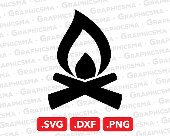 Fire SVG File Fire DXF Fire Png Campfire Svg Campfire - Etsy