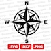 Compass SVG File, Compass DXF, Compass Png, Compass Directions Svg ...