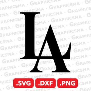 Los Angeles SVG File, Los Angeles DXF, Los Angeles Png, Icon La Los ...